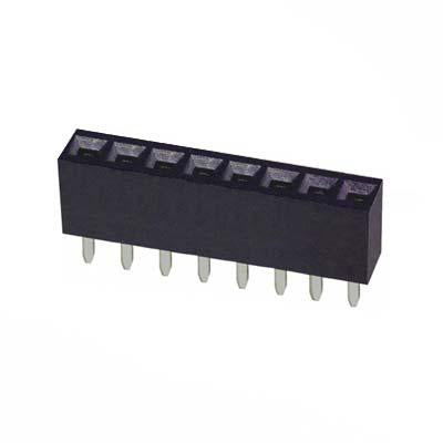 Female Header Receptacle 1 Row 8 Contacts – Electronix Express