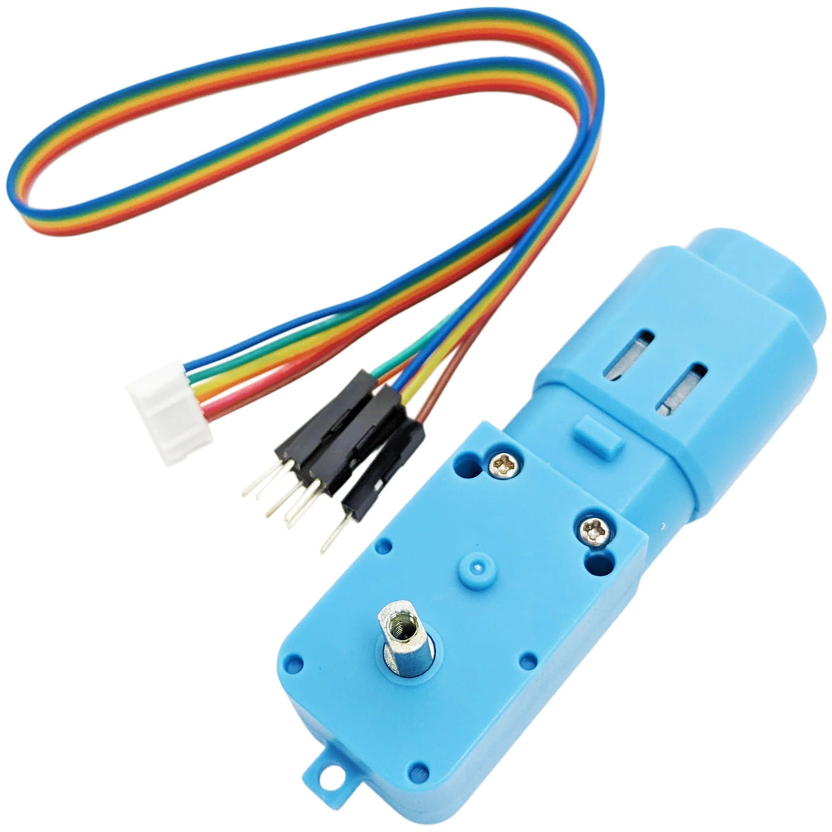 3-9V Motor with Hall Speed Encoder, Metal Gear, 1:48 Gearbox Ratio, 90 ...