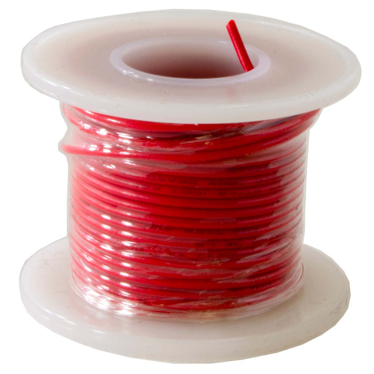 16 Gauge Stranded Wire, Red, 25' Spool, 300 Volts – Electronix Express