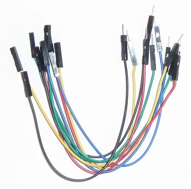 Jumper Wire Kit 10 pcs, Male/Female, 5 Colors, 6" Long – Electronix Express