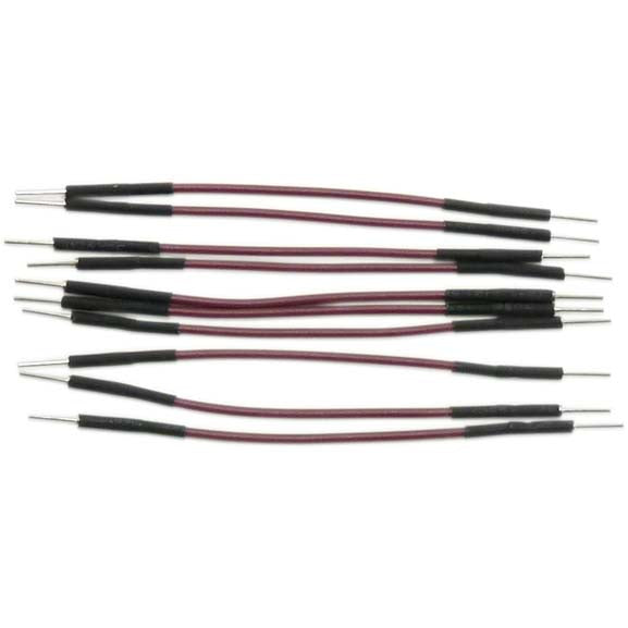Reinforced Jumper Wire Kits 2 in. long 10 PC set, Brown Color ...