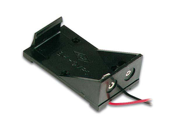 9V Battery Holder Plastic Case with Leads – Electronix Express