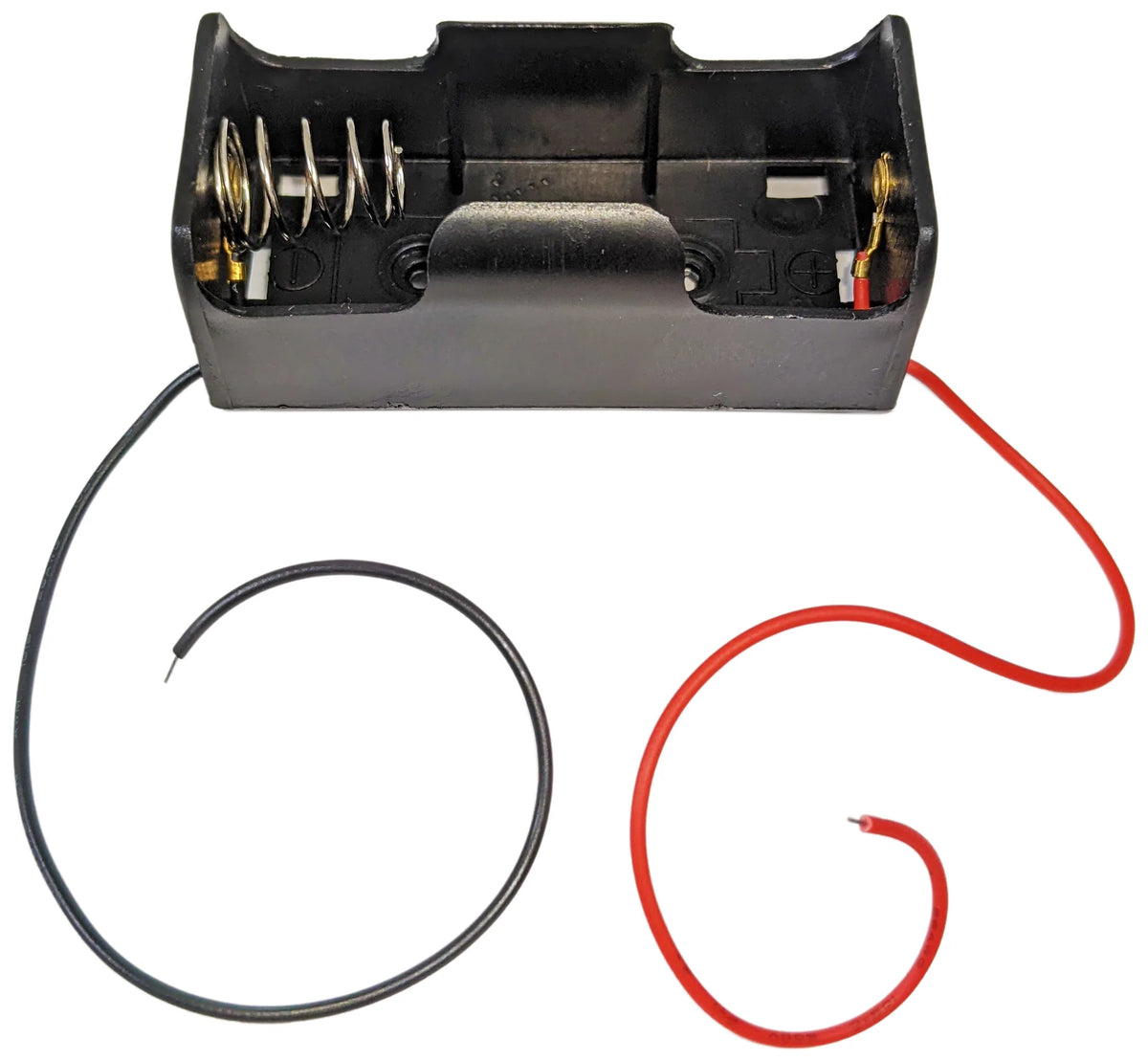Single C Battery Holder, Plastic Case with Wire Leads (2.91" x 1.69" x ...
