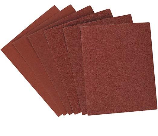 1/4 Assorted Sand paper, 60 Grit, 100 Grit & 240 Grit - 6 Pack ...