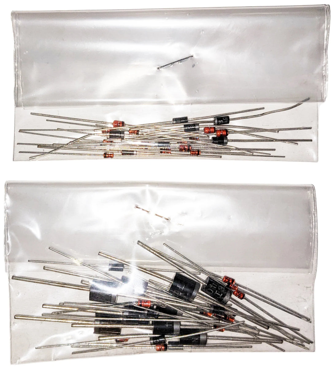 50 Piece Diode Assortment - 1 amp, 3 amp and 6 amp Devices - General P ...