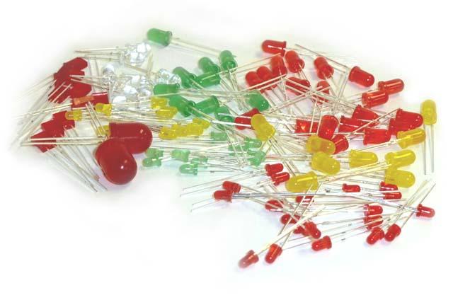 LED Grab Bag 100 Piece Assortment – Electronix Express