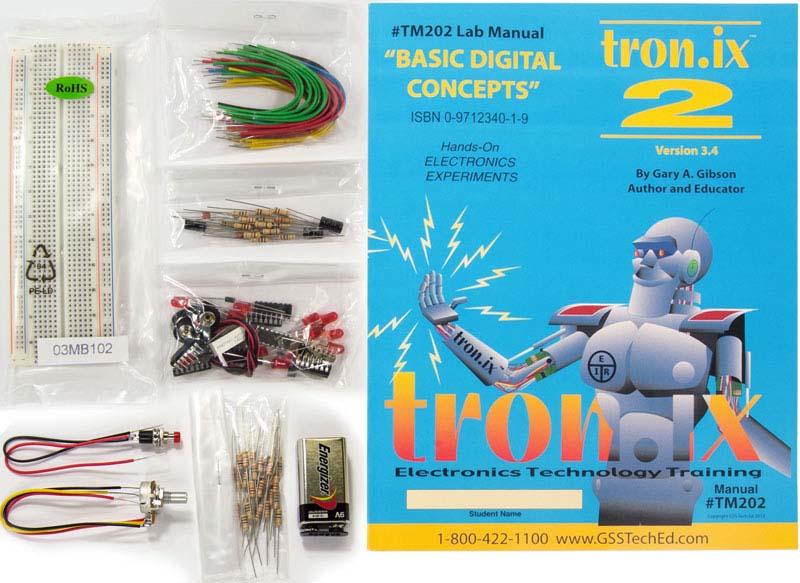 Tronix 2 Complete Lab - Basic Digital Concepts and Op Amps Lab Manual ...