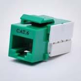 Keystone Jacks CAT 6 Green – Electronix Express