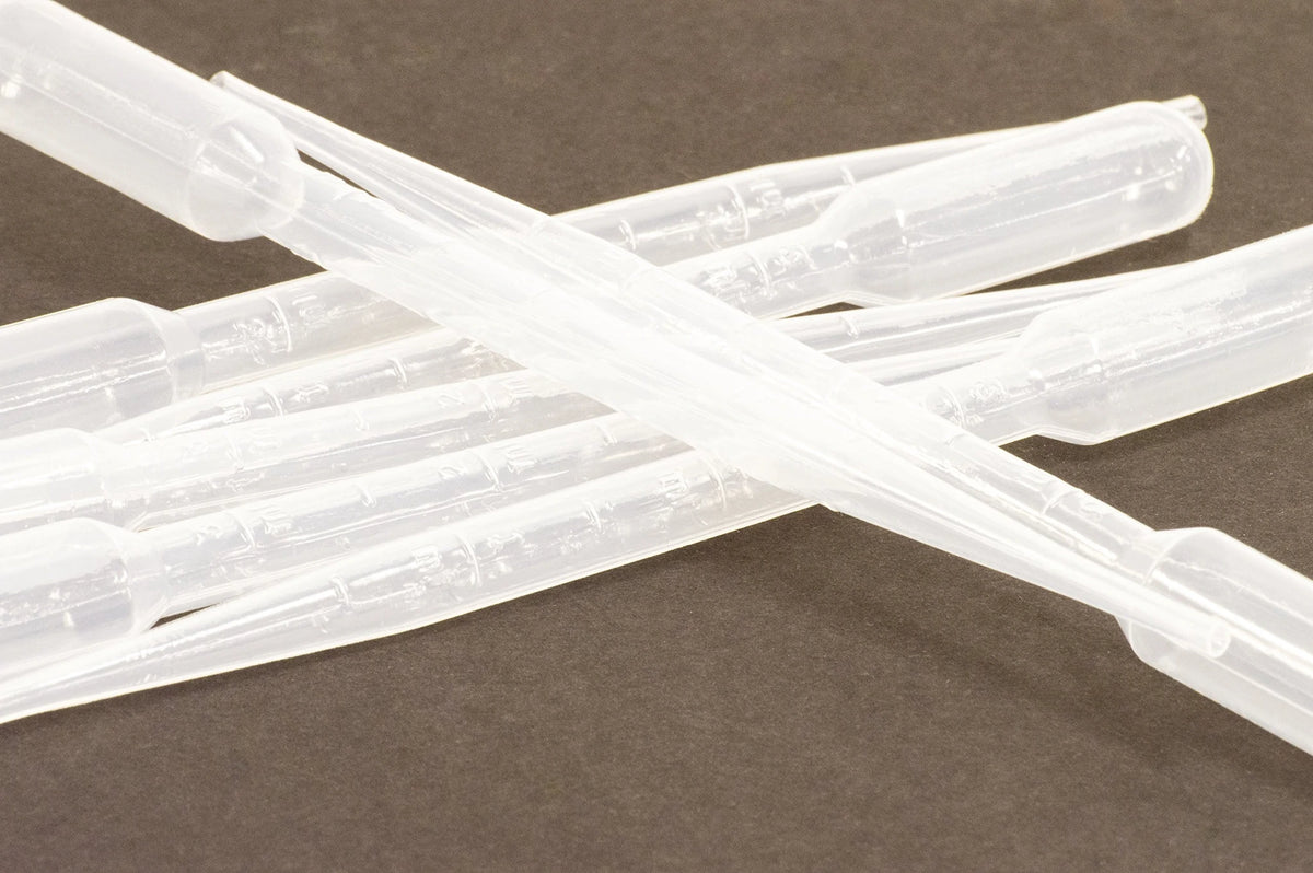 500 Pack Plastic Transfer Pipettes 3mL, Graduated to .5mL – Electronix ...